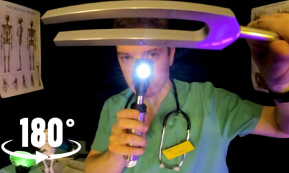 ASMR VR180 | Cranial Nerve Exam - True to Life Examination