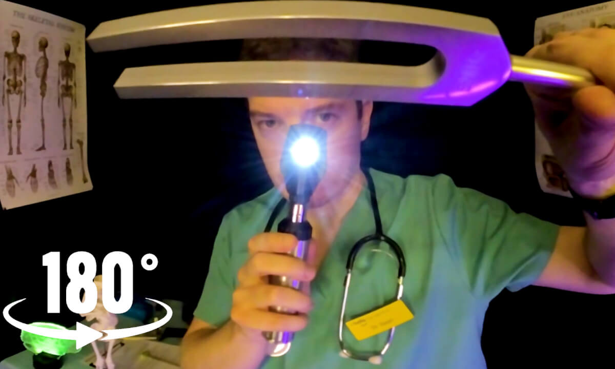 ASMR VR180 | Cranial Nerve Exam - True to Life Examination