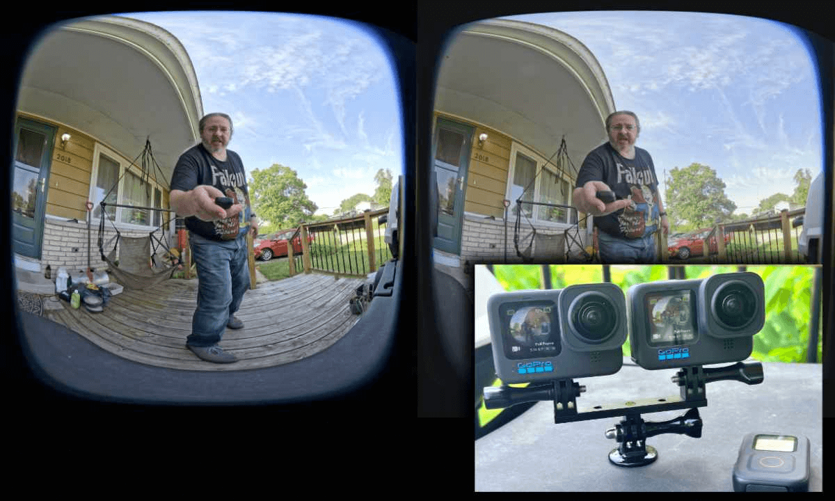 GoPro black 11 with Max wide lens test | DeoVR