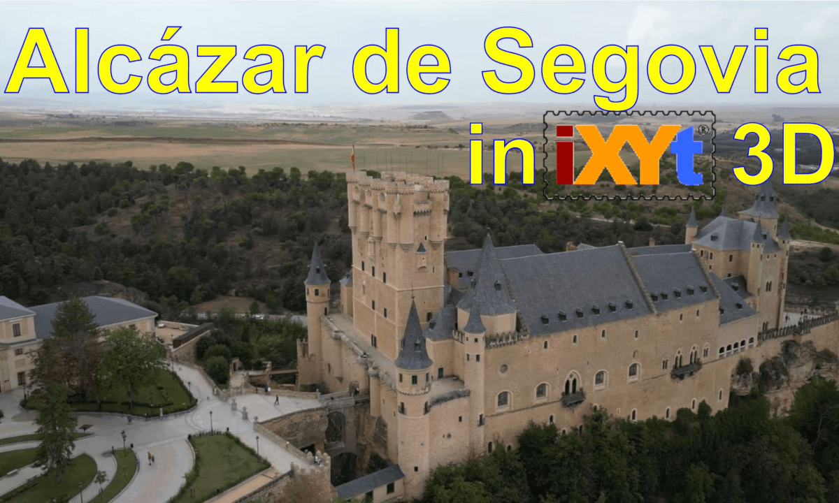 Alcázar of Segovia,Castile and León, Spain in iXYt 3D video for VR