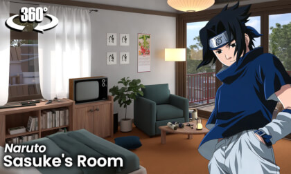 Naruto - Uchiha Sasuke Room VR 360 | DeoVR