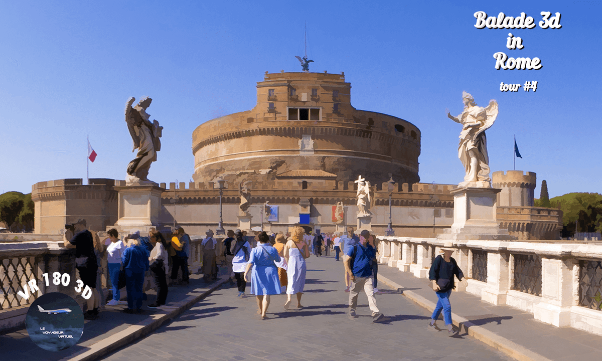 VR 180 3D slideshow - Rome tour #4 | DeoVR