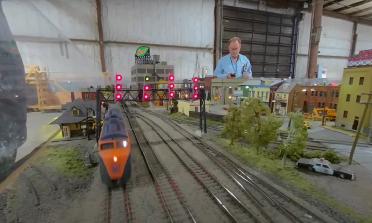 The Train Layouts at The Great Scale Model Train Show 2022 3D 180 VR