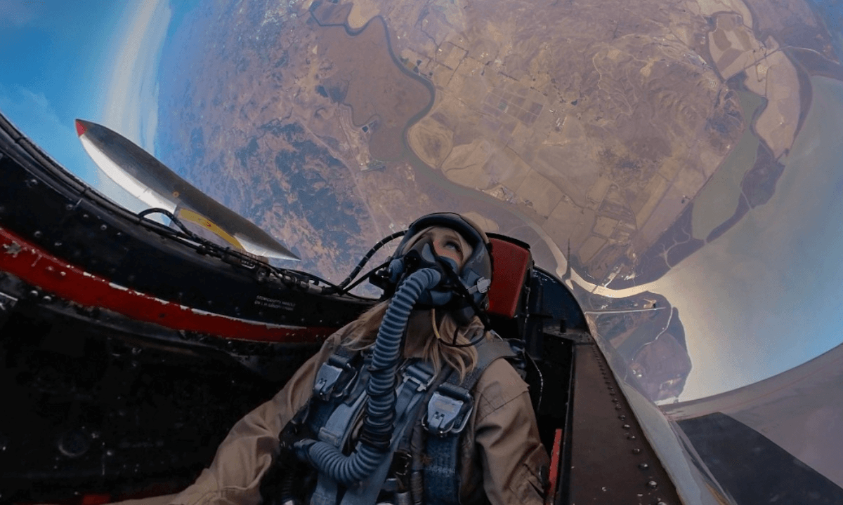 Jessica Burch CBS Bay Area Meteorologist takes a 360 VR flight