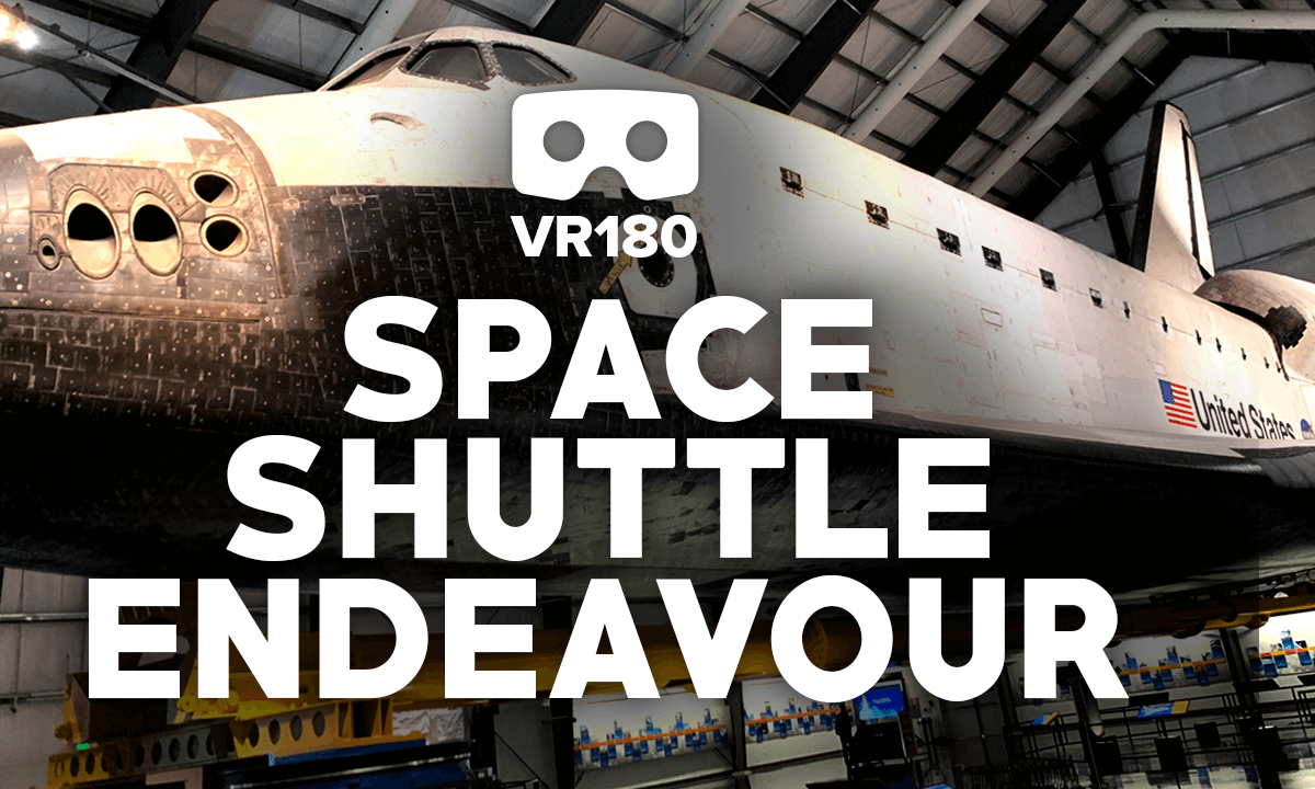 VR180 Space Shuttle Endeavour Virtual Tour | DeoVR