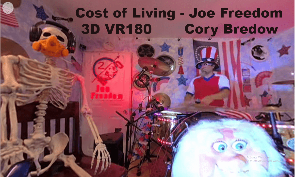 Joe Freedom - Cost of Living [Official] - VR180 - 3D - Cory Bredow ...