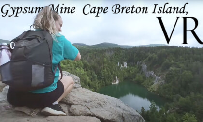 Cheticamp, Gypsum mine Cabot Trail VR 180 | DeoVR