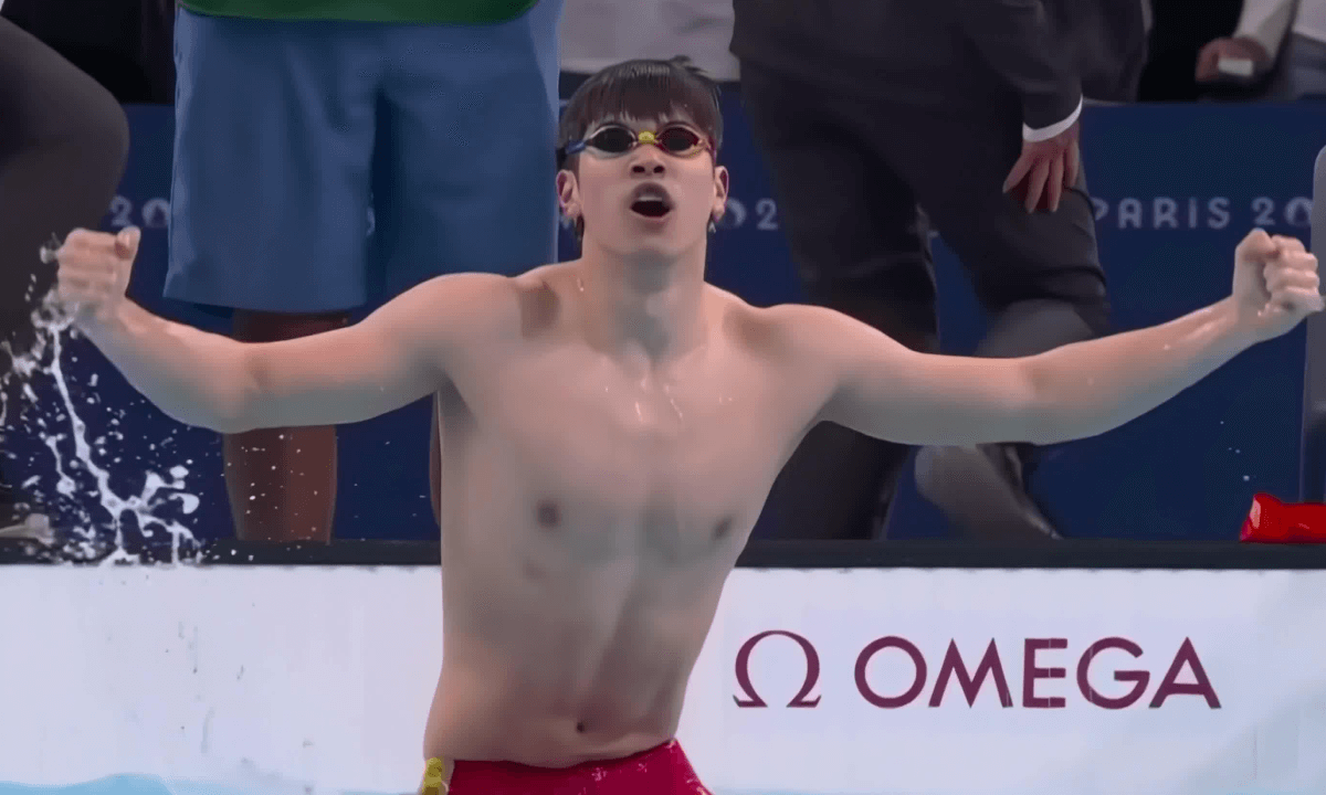 Pan Zhanle breaks world record and wins 100m freestyle gold medal at ...