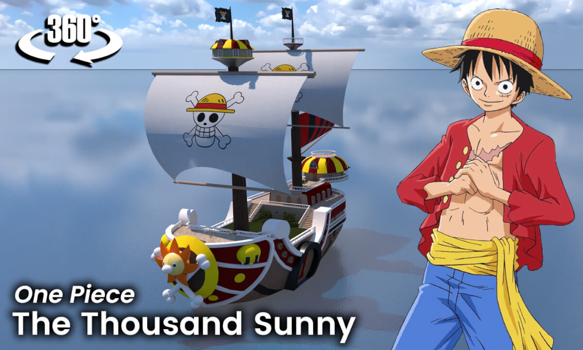 One Piece - Thousand Sunny VR 360 | DeoVR