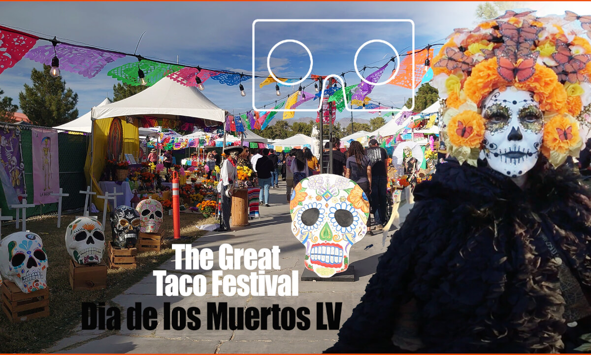 VR 180 3D The Great Taco Festival - Dia de los Muertos Las Vegas 2022