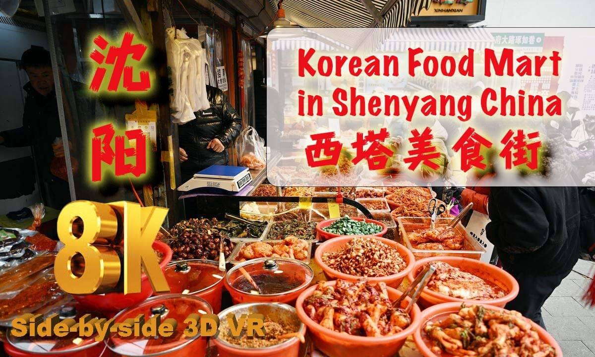 CHINA - Xi Ta Korean Food Street 沈阳西塔美食街 | DeoVR