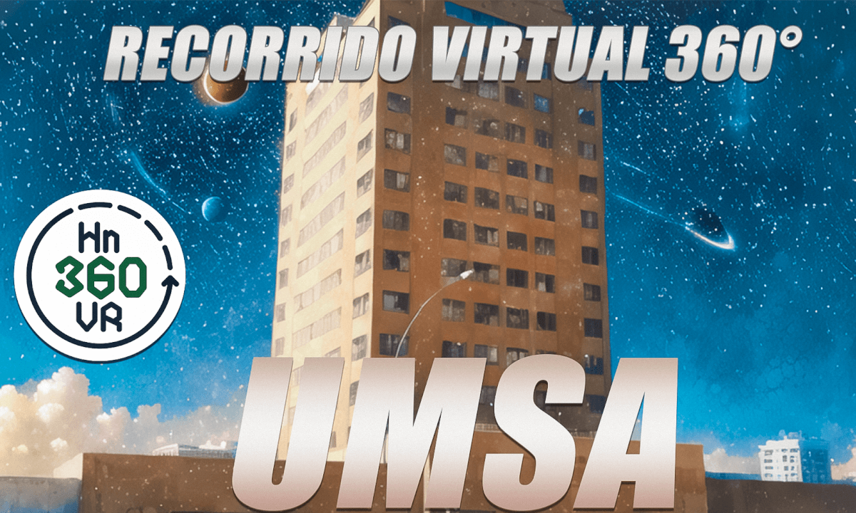 Plaza Bicentenario y monoblock de la UMSA Recorrido virtual de 360 ...