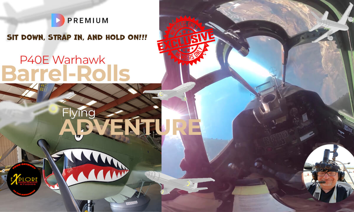 Take to the Skies And Barrel Roll In A P40 Warhawk 3D VR180