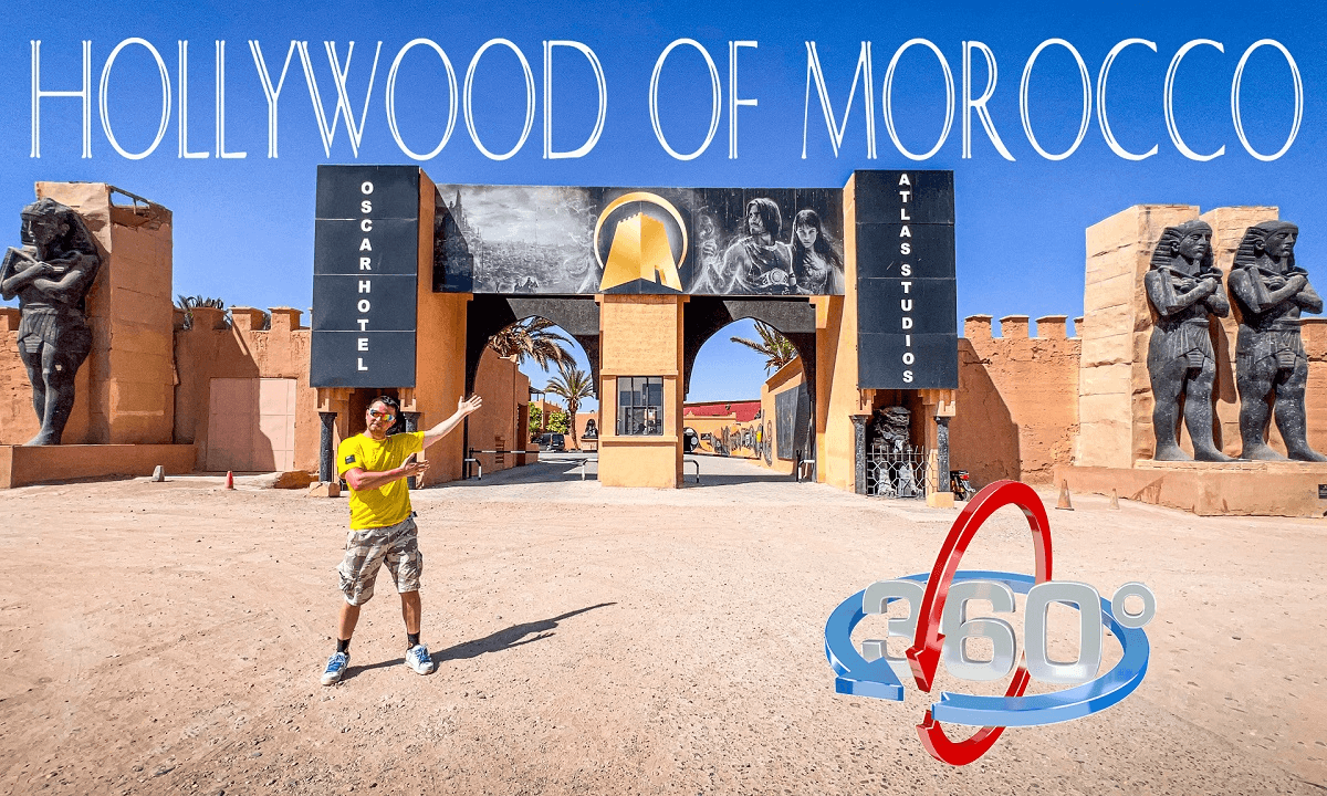 Exploring Atlas Film Studios in Morocco in 360VR! [ 5.7K ]