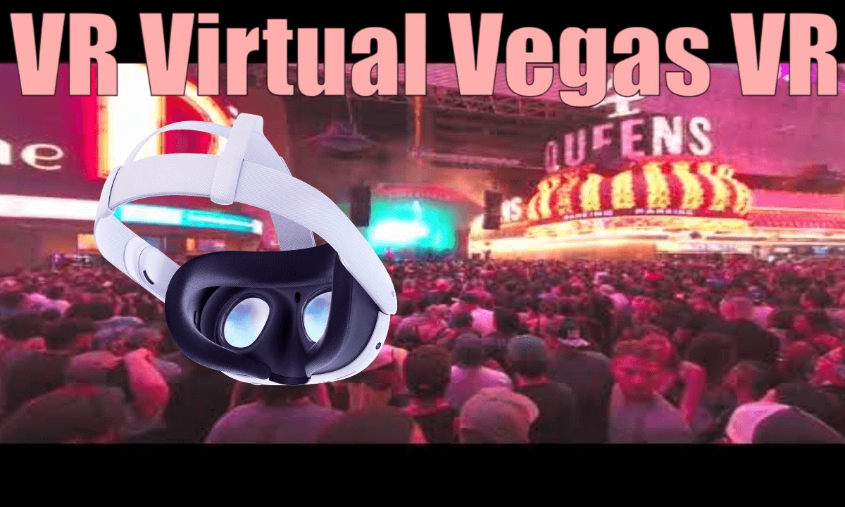 Virtual Vegas!! Fremont Street Experience 2024!! | DeoVR