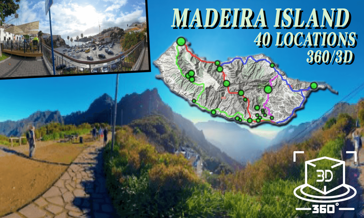 Madeira Island - 40 locations to see in 3D! | DeoVR