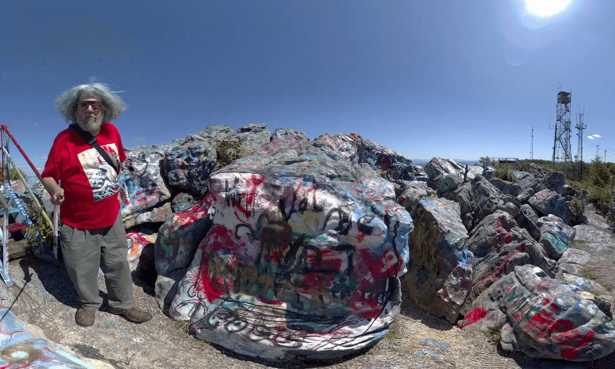 Christine and Rupert Explorations - Dan's Rock Overlook 8K 360