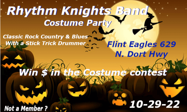 VR180 3d 5.7K. Rhythm Knights Band wsg Lonnie & Rubin. Halloween 2022 ...