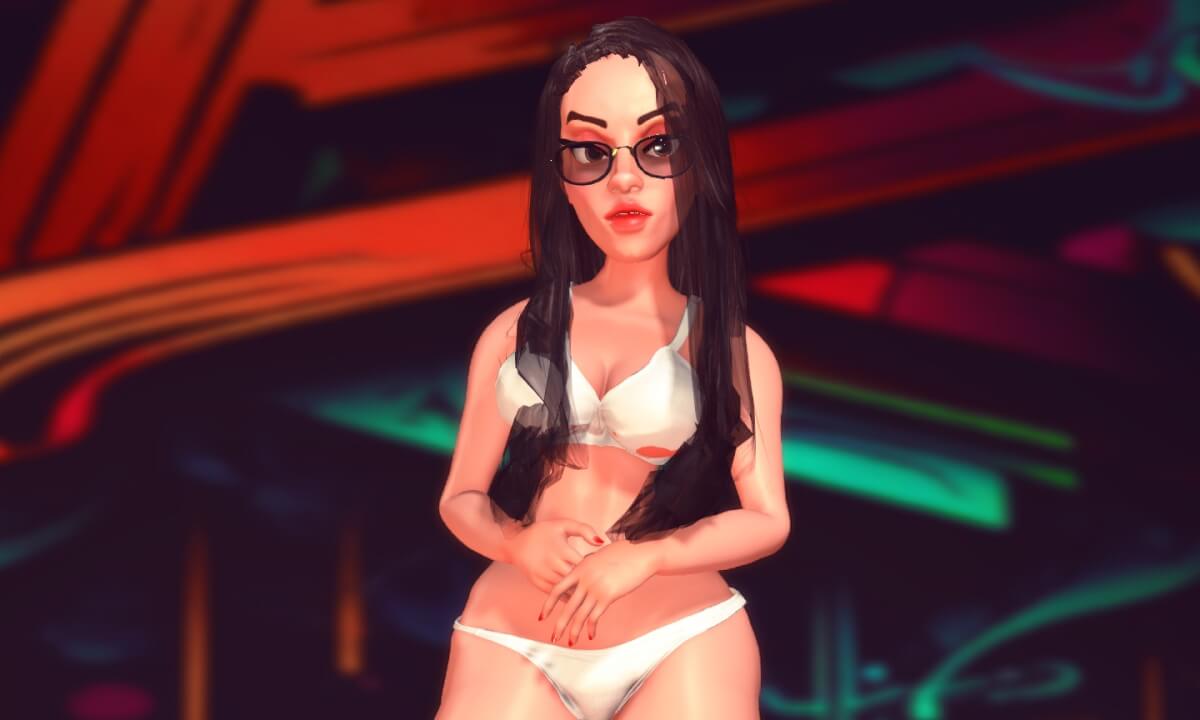 VR-Gigi getting ready for her photo shoot | DeoVR