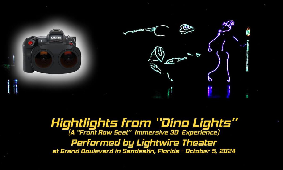 "Dino Light" Highlights by Lightwire Theater