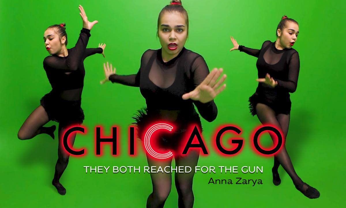 Anna Zarya in Chicago viral dance challenge | DeoVR
