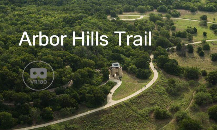 Really Nice Weather For Walking The Best Trail In Dallas. VR 3D 180.
