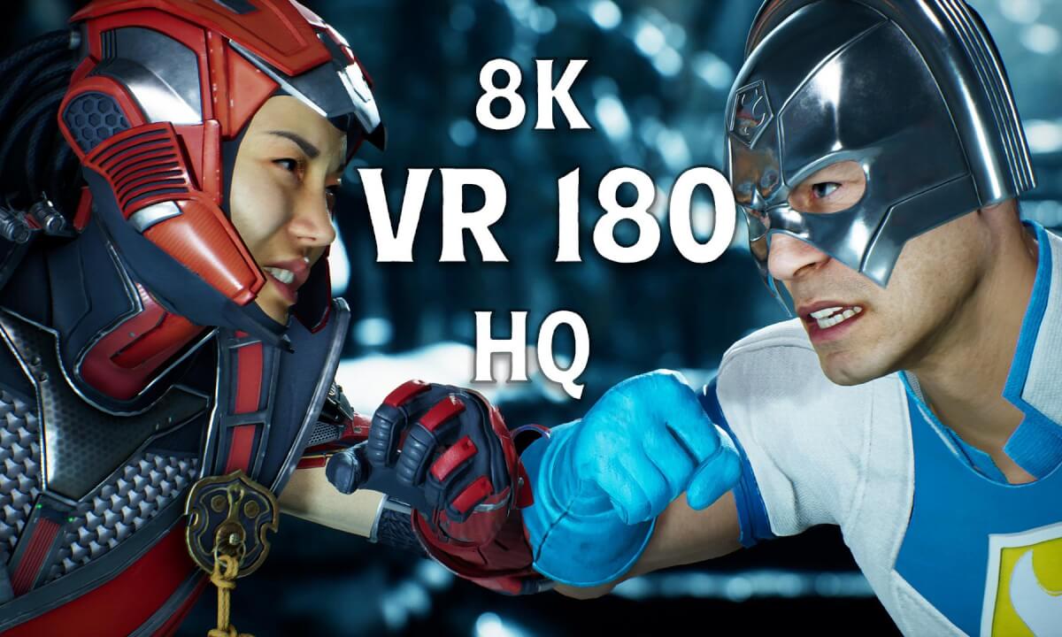 MQVR-7A Sektor vs Peacemaker | 3D VR180 Mortal Kombat Battle | VR Fight Scene in Virtual Reality