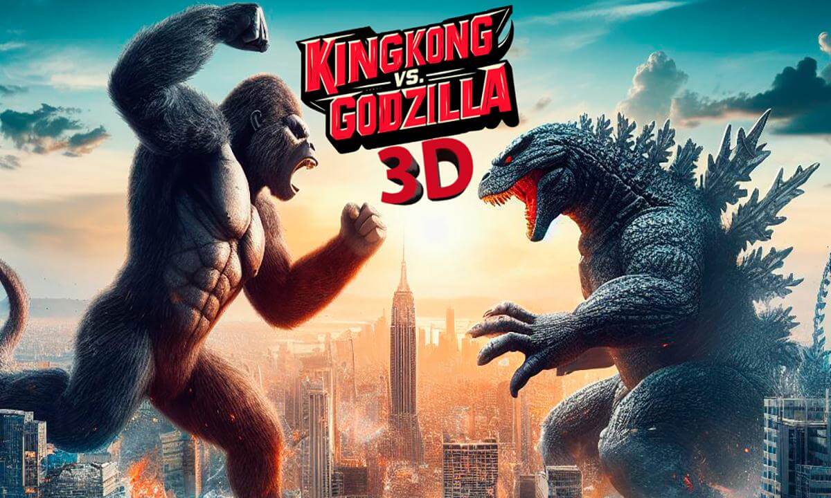 KingKong vs. Godzilla 3D - VR360 - VR Video | DeoVR