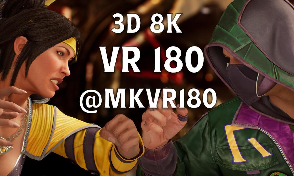 Mortal Kombat VR: Nitara vs Reptile (VR180 8K 3D Battle) | Epic Virtual Fight Scene (MQVR-9A)