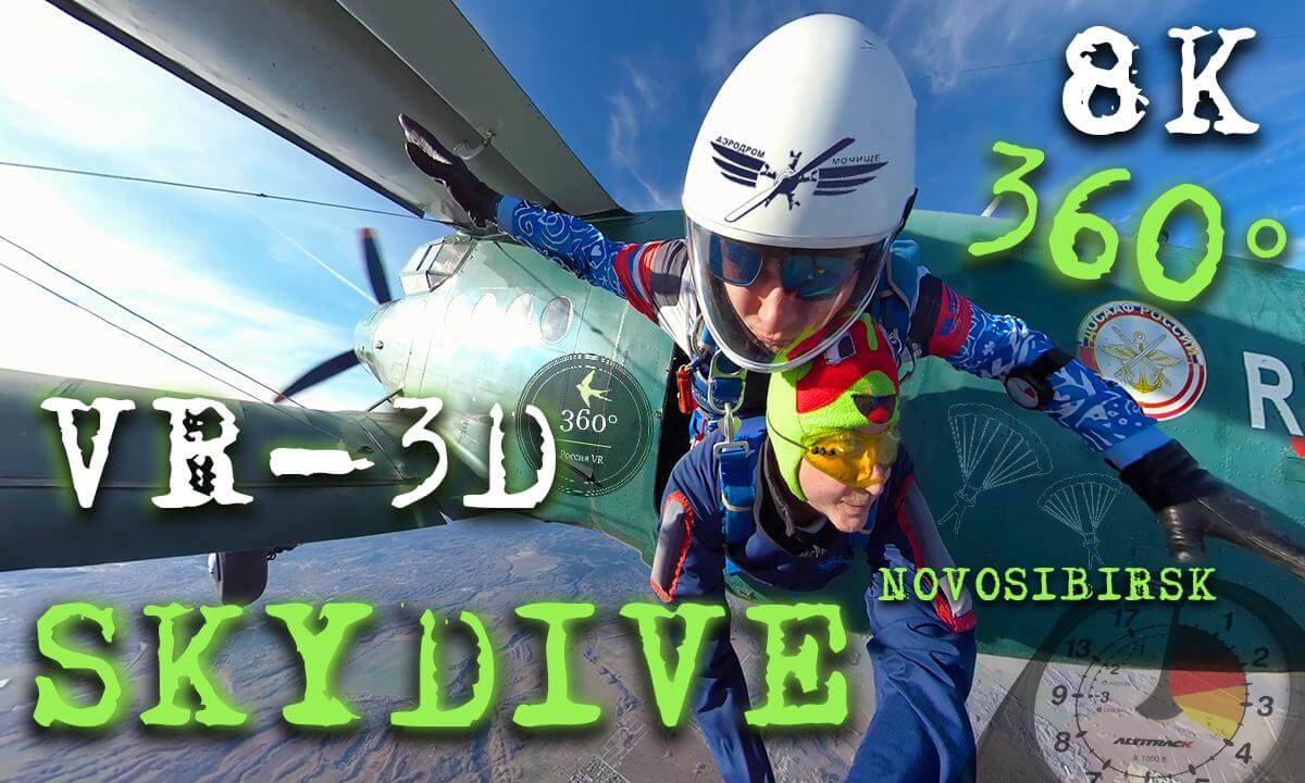 SkyDive 3D - RussiaVR360 - VR Video | DeoVR