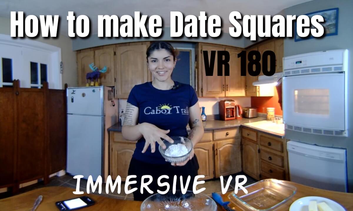 How to make Date Squares Immersive VR 180 video | DeoVR