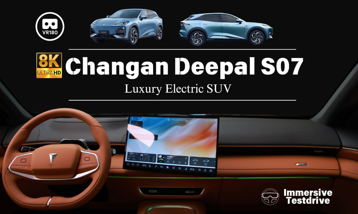 [8K VR180 POV Drive] The Changan Deepal S07 （2024 Model） 全新长安深蓝S07沉浸式试驾