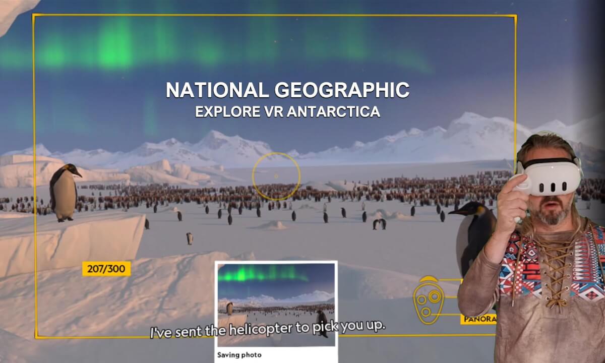 National Geographic Explore VR Antarctica | DeoVR