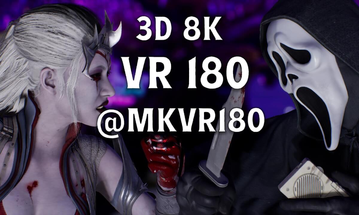 Mortal Kombat VR: Sindel vs Ghostface (VR180 8K 3D Battle) | Epic Virtual Fight Scene (MQVR-17A)