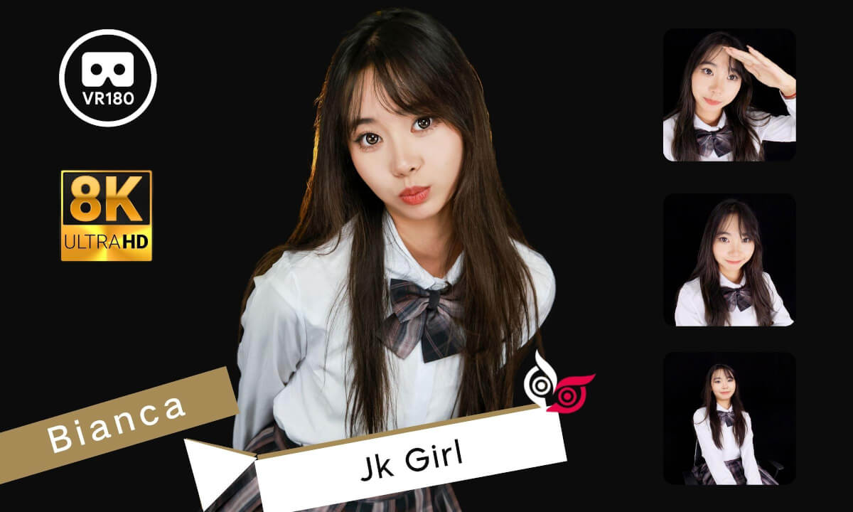 Model - Bianca Part 1 JK Girl 8K 3D VR180 ASMR | DeoVR
