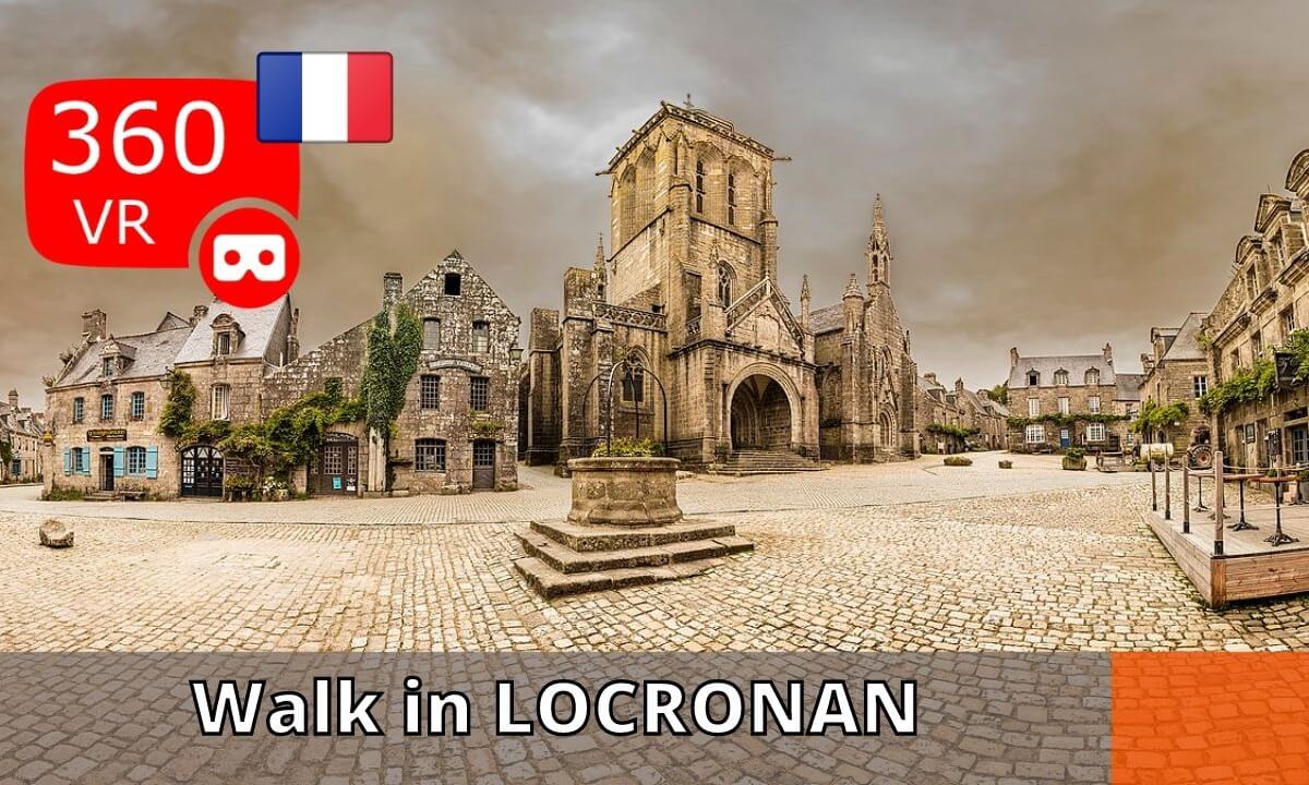 Walk in Locronan - France - 360VRFRANCE - VR Video | DeoVR