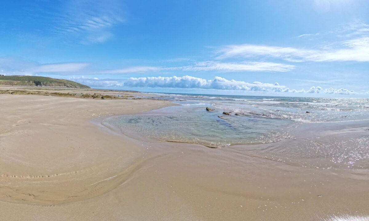 VR Relax - A Beach in Le Rozel, Normandy, France in 360°