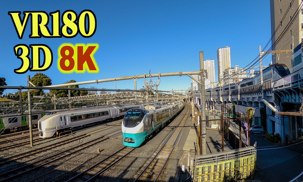 The most overcrowded railroad line in TOKYO,Japan | DeoVR