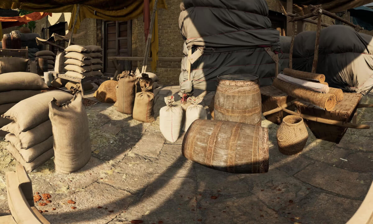 A LITTLE BAZAAR - HEXA360 - VR Video | DeoVR