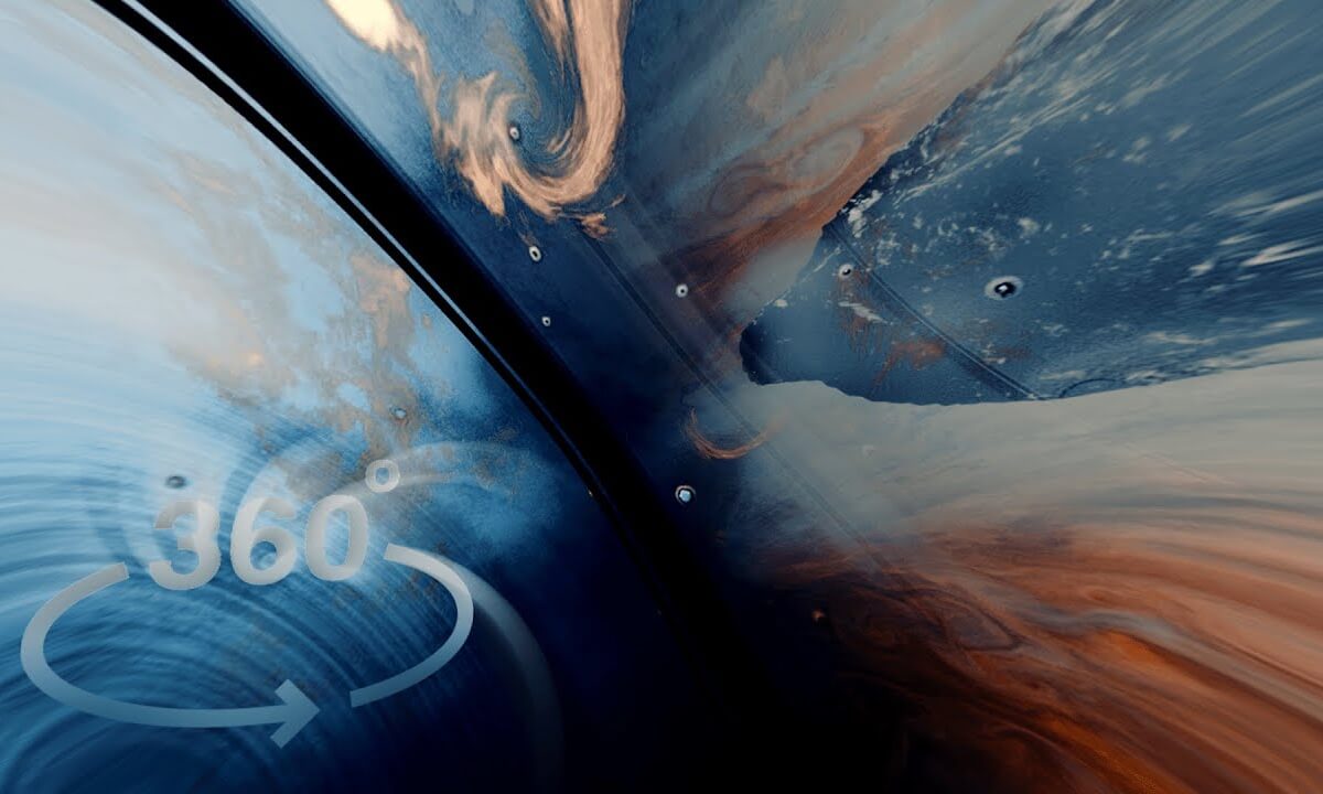 Epic 360 VR Space Journey - Black Holes, Planets and Galaxys