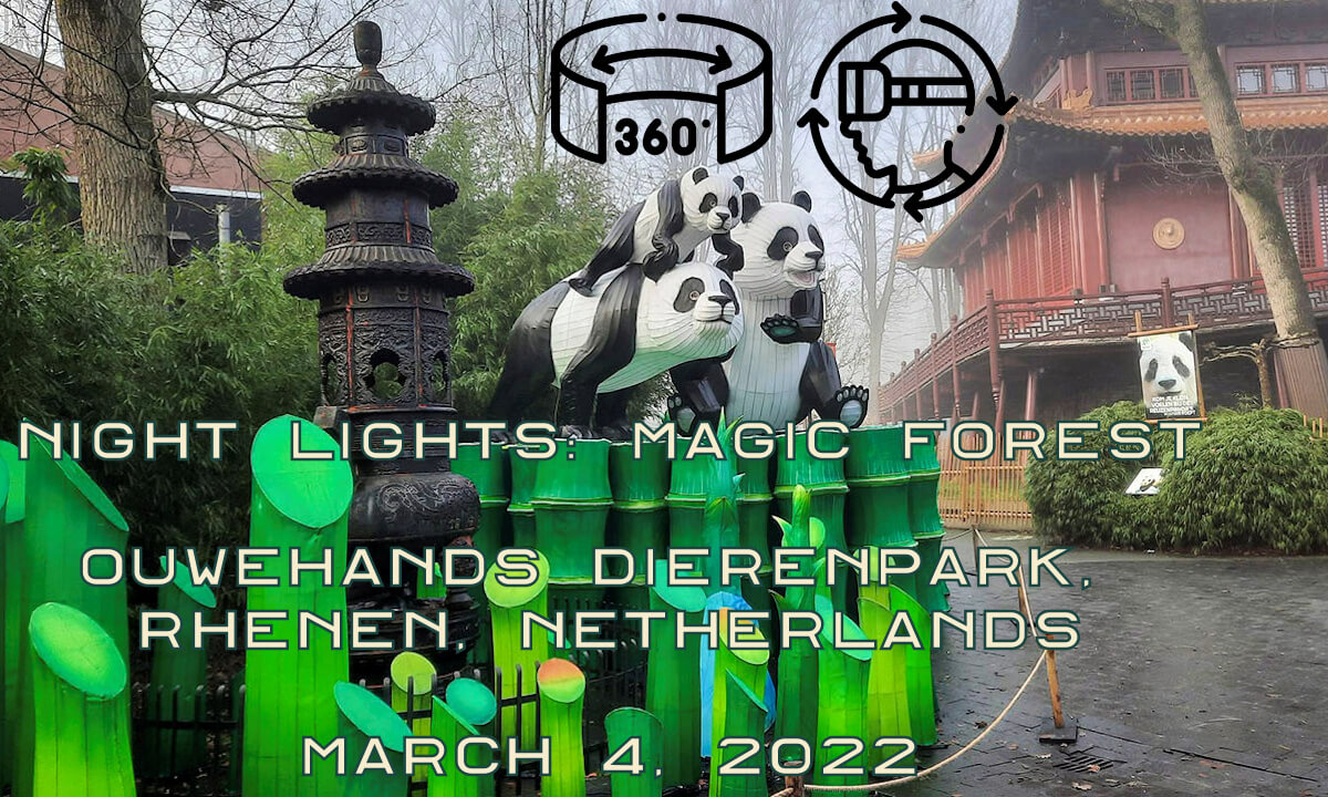Night Lights: Magic Forest 2022 - Ouwehands Dierenpark Rhenen Netherlands