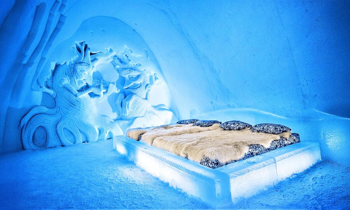 Arctic SnowHotel & Glass Igloos, Ice Restaurant, Ice Bar TOUR in ...