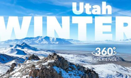 Exploring Utah 🏔️ During Winter ️ | 8K 360° | Virtual Reality Travel ...