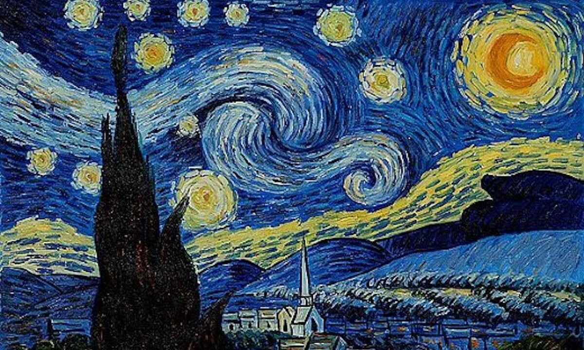 Vincent van Gogh - The Starry Night at MOMA Museum | DeoVR