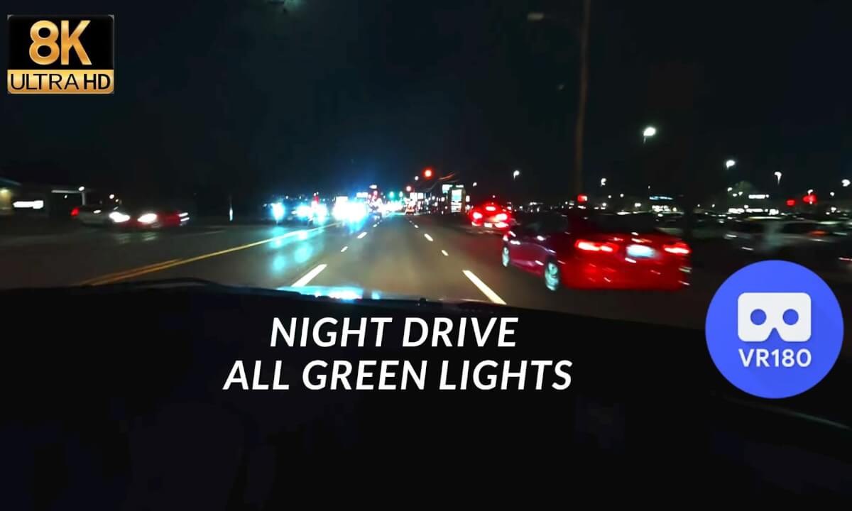 Night Drive in St. Matthews, KY 8K 30FPS VR180 | DeoVR