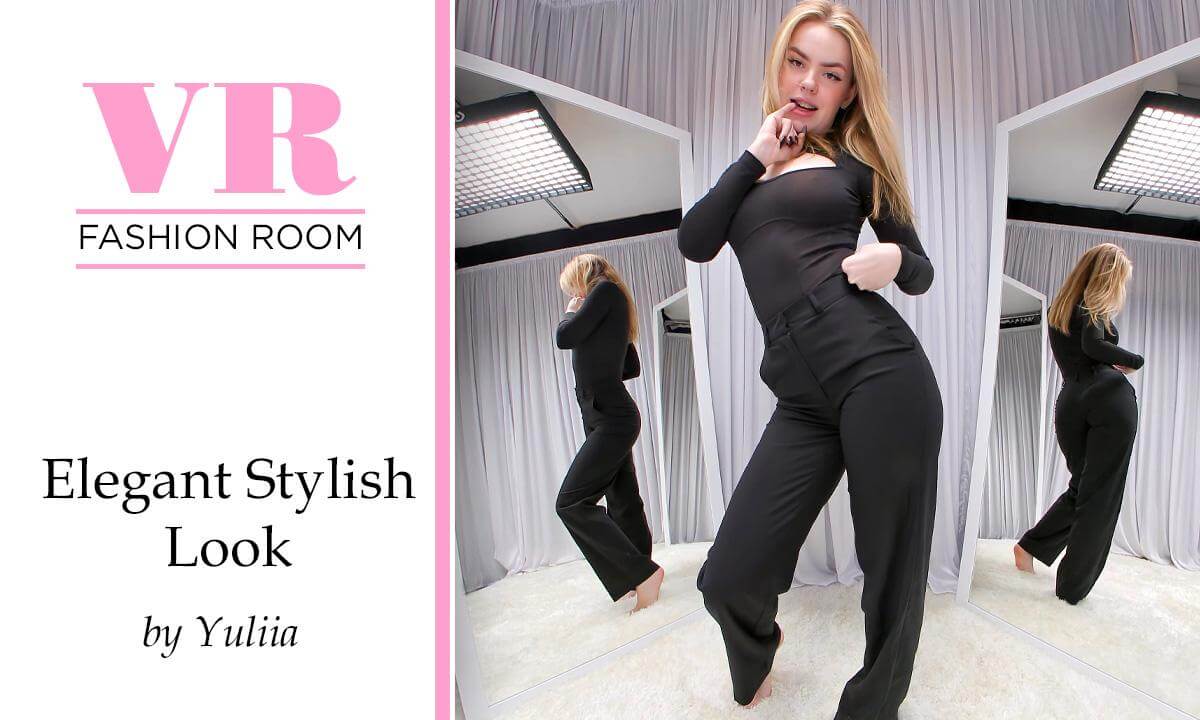 VR Fashion Room. Elegant Stylish Look by Yuliia | DeoVR