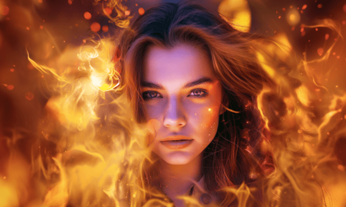 Surreal Rainy Rooftop Fire Dance: 360° VR with Scarlet Black