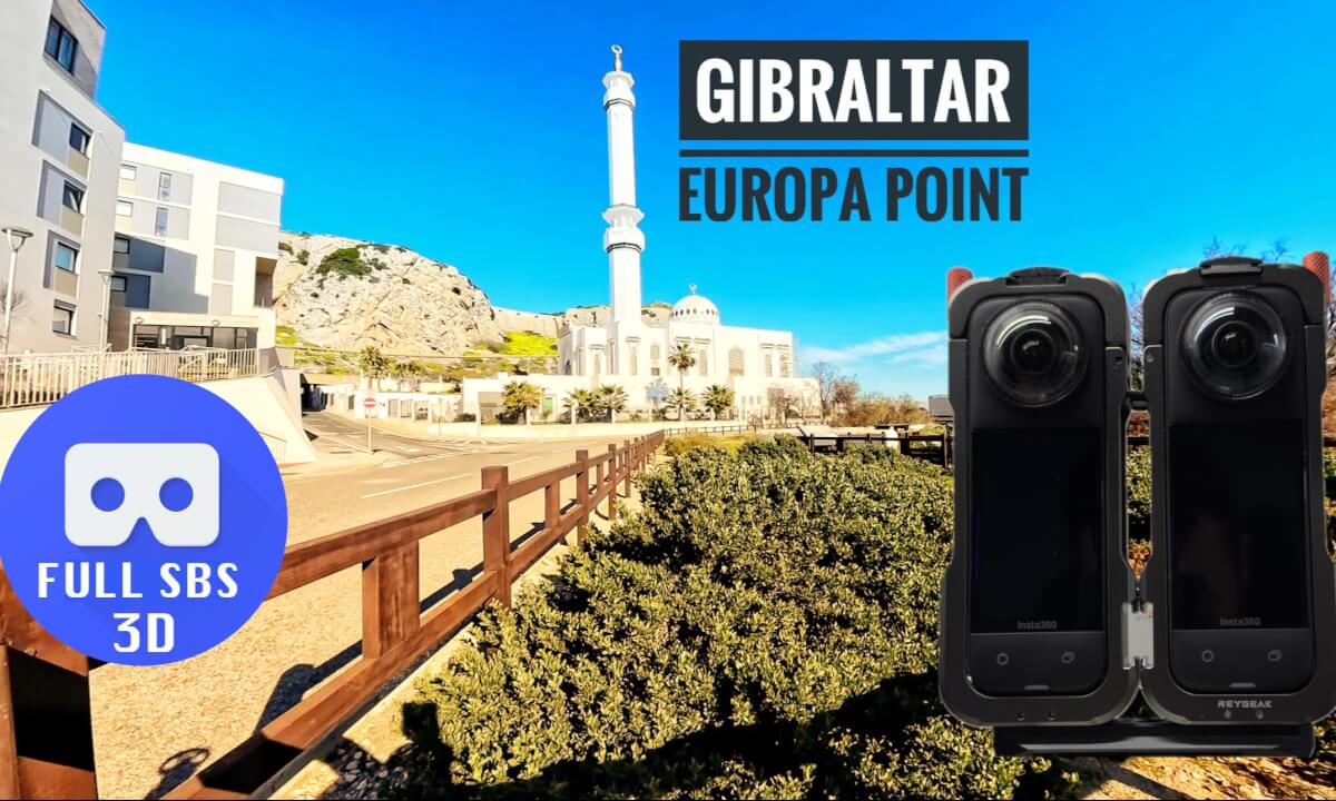 [8K][VR180 3D Gibraltar Europa Point (short version) | DeoVR