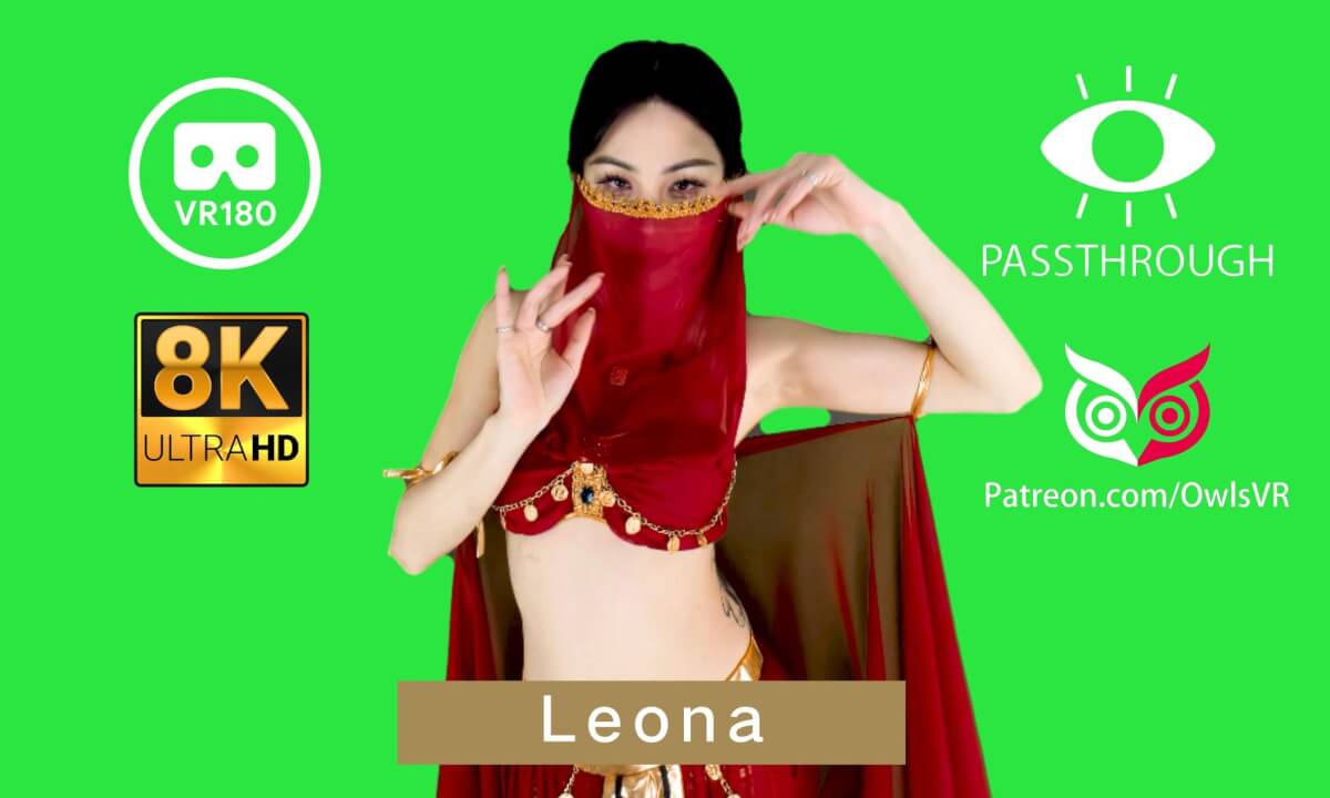 Leona Latin Dance - Passthrough Beauty - VR Video | DeoVR
