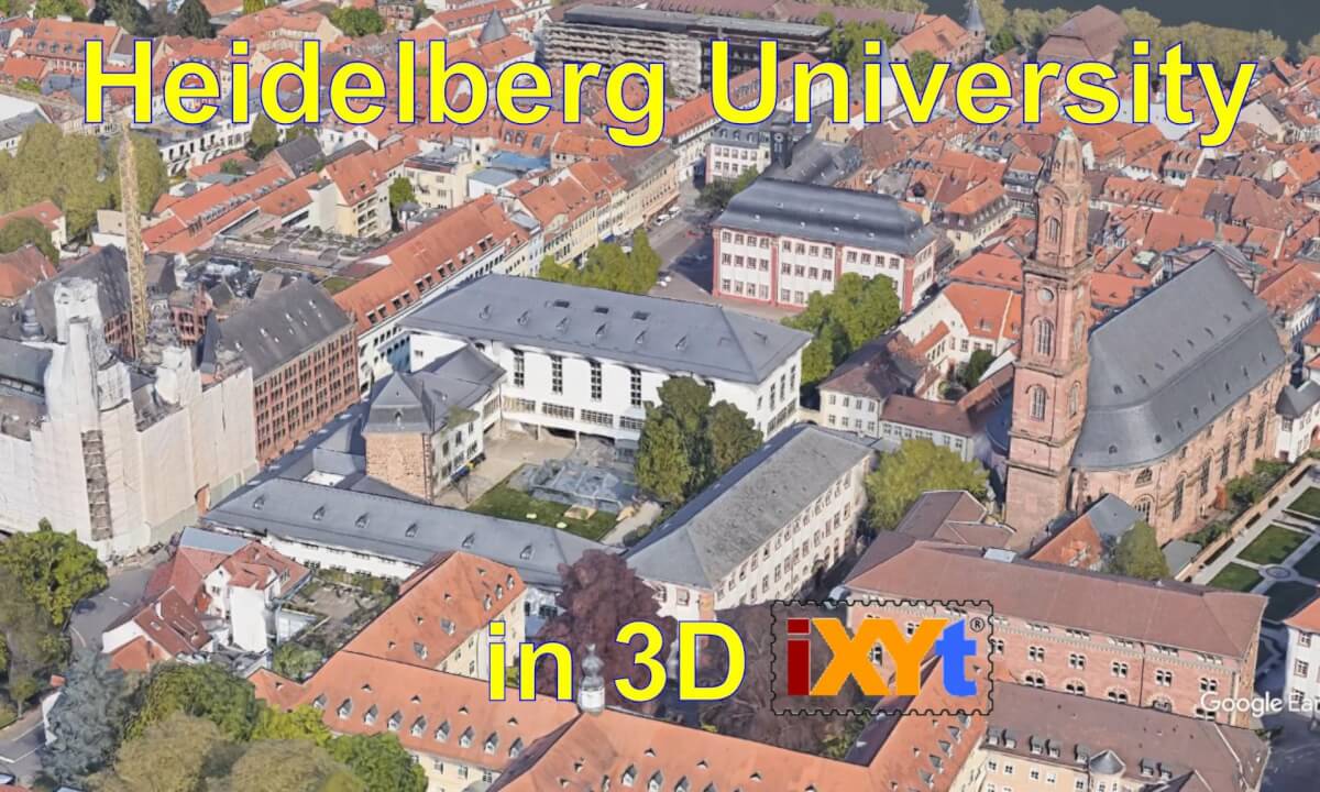 Heidelberg University, Baden-Wurtemberg, Germany in 3D SBS video for VR